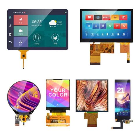 High Resolution TFT LCD Displays With MIPI MCU RGB SPI LVDS
