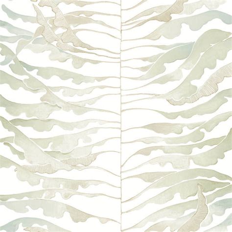 Leaf Column Green Wallpaper By York Wall Decorilla
