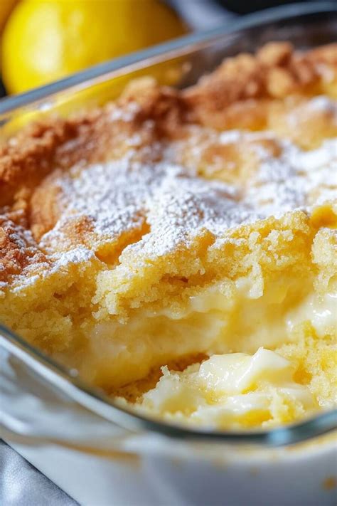 4 Ingredient Lemon Cream Cheese Dump Cake Recipe Lemon Dessert