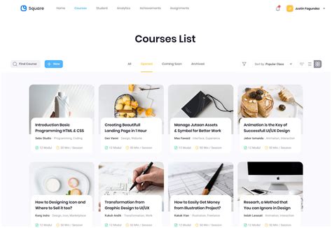Square Dashboard Html