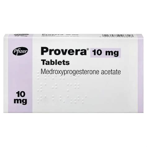 Provera Tablets 10mg