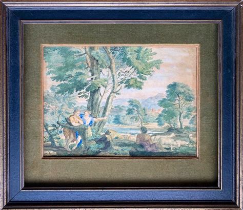 Proantic Paysage Th C Aquarelle