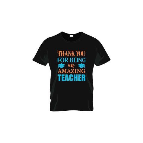 Lehrer T Shirt Design Premium Vektor