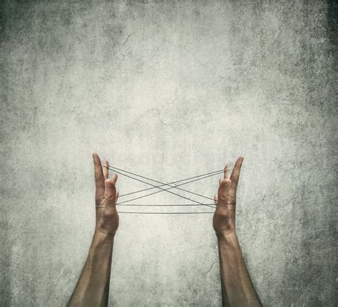 Cats Cradle Stock Image Image Of Concrete Background 67921325