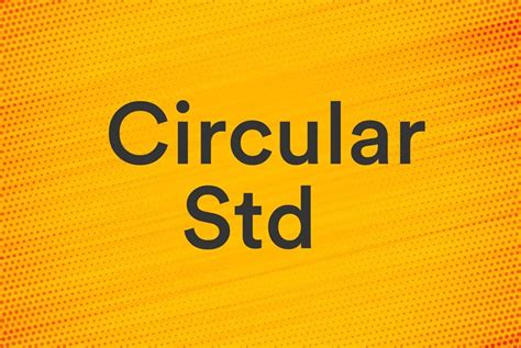 Circular Std Font Dafont Free