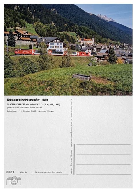Disentis Mustér Surselva Oberalp Bahn MGB FO GLACIER EXPRESS Kaufen