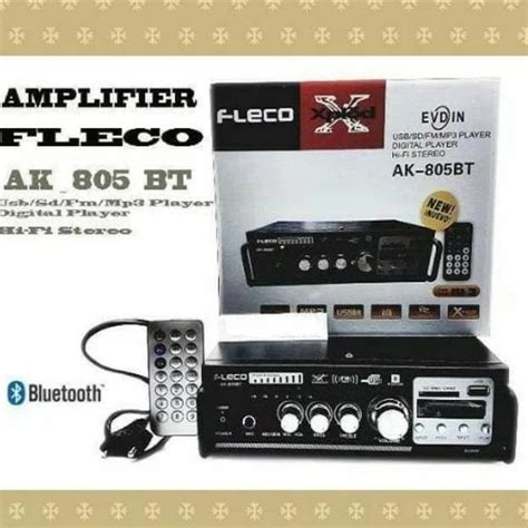 Amplifier Fleco Ak Bt Ampli Fleco Ak Bt Ac Dan Dc Bluetooth Lazada Indonesia
