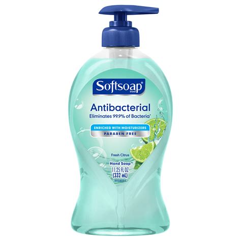 Softsoap Antibacterial Liquid Hand Soap Pump Fresh Citrus 11 25 Oz