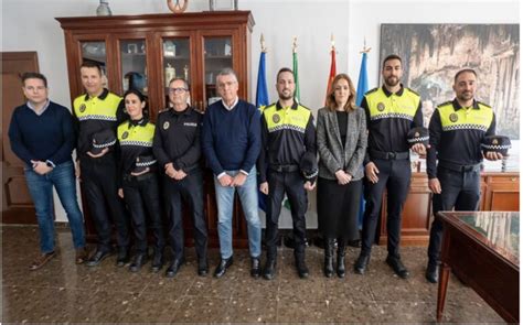 Se incorporan cinco nuevos agentes a la Policía Local de Nerja