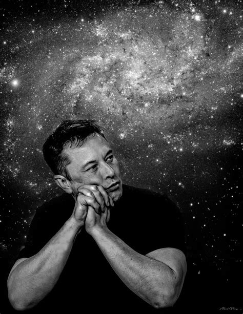 Elon Musk Mixed Media By Mal Bray Pixels