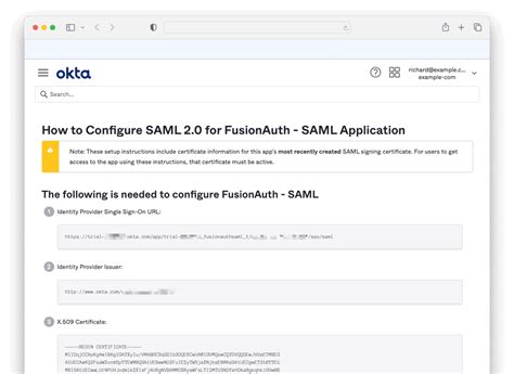 Saml V2 With Okta