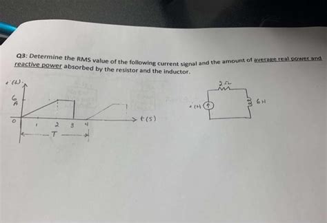 Solved Q3 Determine The RMS Value Of The Following Current Chegg Com