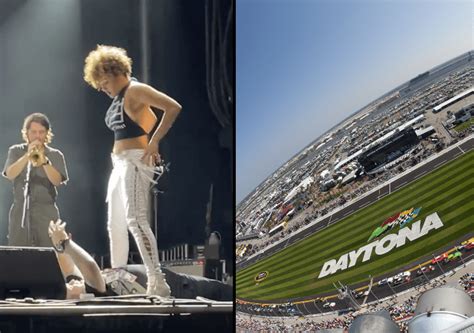 Rock Band Brass Against Banned By Nascar After Lead Singer Pees On