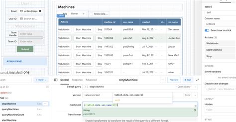 Action Button In Table Null Value App Building Retool Forum