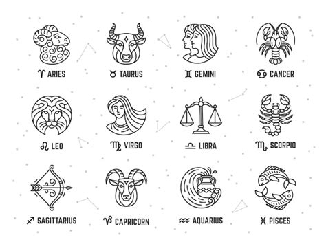 Premium Vector Zodiac Signs Astrology Sign And Constellation Aries