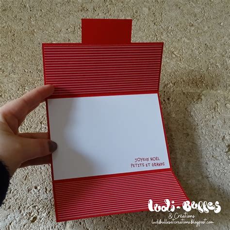 Ludi Bulles Créations Tutoriel Carte shaker au pliage original