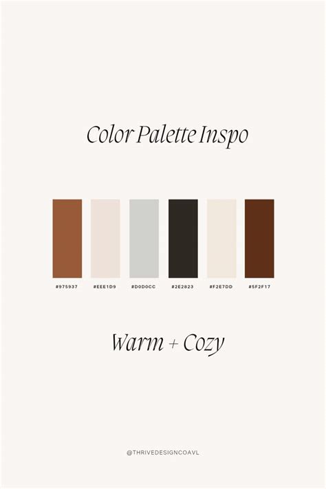 The Color Palette For Warm And Cozy