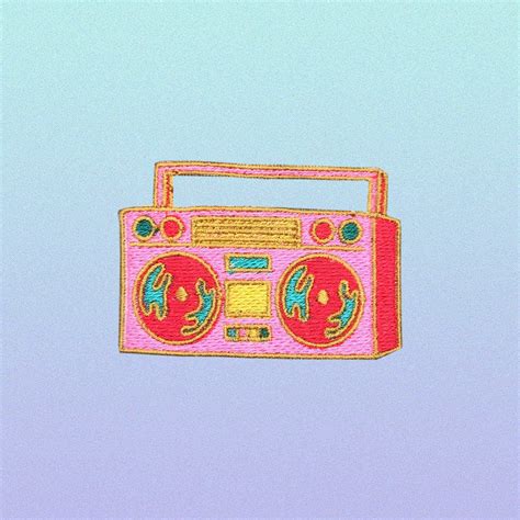 Boombox Patch Thespacebureau