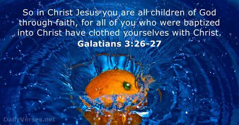 16 Bible Verses About Baptism