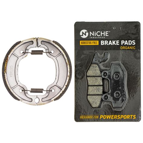 Complete Organic Brake Pad And Shoe Set Yamaha Niche Parts