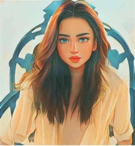 Women Vector Illustration Draw Digital Art Illustration Portrait