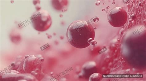 Ai创作图红色球体创意场景 血红血液流淌 聚集的红细胞 水珠kv 红色液体创意壁纸 红色水珠 唯美红果实 正常的红细胞 红色基因血脉 红色背景