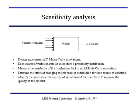 Sensitivity Analysis