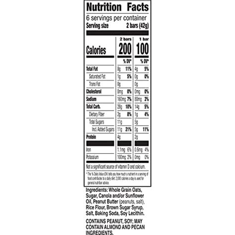 Nature Valley Crunchy Granola Bars Peanut Butter 1 49 Oz 6 Ct 12