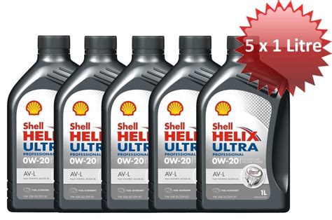 Shell Helİx Ultra Pro Av L 0w20 5x1 Lİtre Vw 5080050900