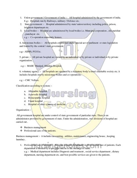 Nursing Foundation Note For Bsc And Gnm