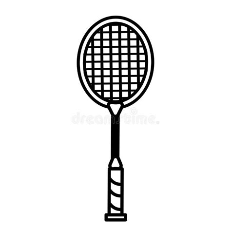Badminton Player Racket Sketch Stock Vector Illustration Of Cartoon Doodle 357029889