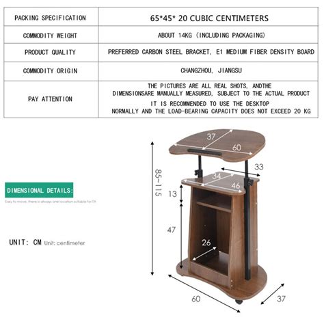 Lifting Laptop Computer Desk Vertical Mobile Meeti Grandado