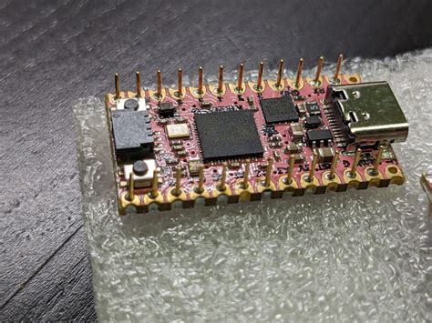 2x Adafruit Kb2040 Soldered With Mill Max Pins Pro Micro Shaped With