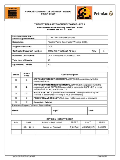 Qcp Pipeline Construction Pdf Pipe Fluid Conveyance Road