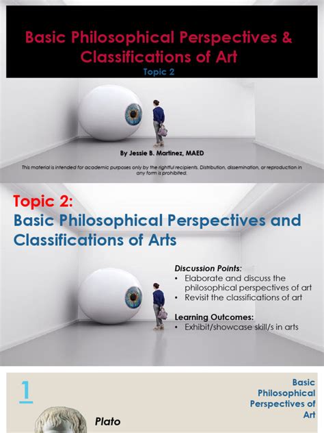 topic 2 basic philosophical perpspective and categories of art pdf