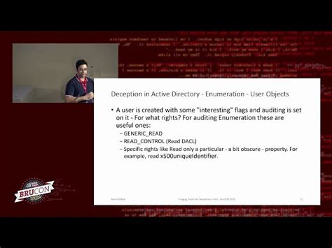 Brucon Talk Forging Trusts For Deception In Active Directory From Brucon Security Conference