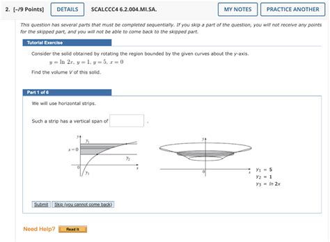 Solved Points DETAILS SCALCCC MI SA MY Chegg Com