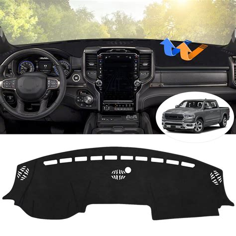 Autorder Dashboard Cover Mat For 2019 2023 2024 2025 Dodge Ram 1500