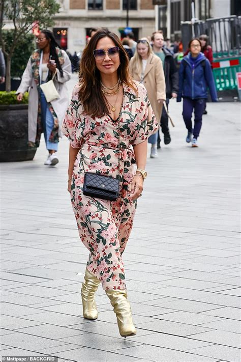 Myleene Klass Looks Effortlessly Stylish In A Floral Maxi Dress And
