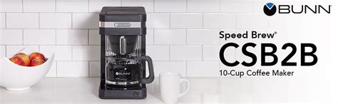 Bunn Csb2b Speed Brew Elite 10 Cup Coffee Maker Black Sst And 8 12 Cup Coffee Filters