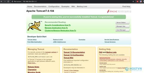 Hướng dẫn cài đặt Apache Tomcat 7 trên CentOS Tài liệu hướng dẫn sử