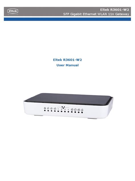 Manual Eltek R3601 W2 Pdf Ip Address Wireless Lan