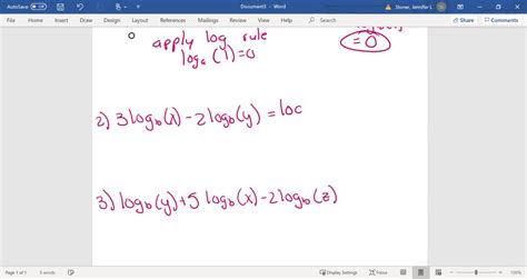 Solved Use The Rules Of Logs To Split The Following Expressions Up
