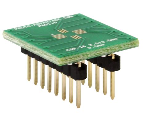 Proto Advantage Lfcsp 16 To Dip 16 Smt Adapter 05 Mm Pitch 35 X 3
