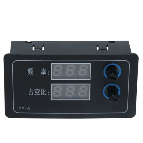 Duty Cycle Signal Generator Pulse Frequency Generators With Led Display