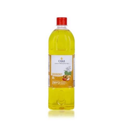Liquid Lowers Cholesterol Cana Cold Pressed Groundnut Oil 500ml For