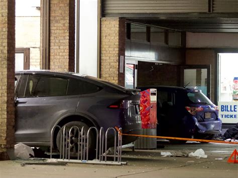 Two Cars Crash Into Lachine Shopping Mall Critically Injuring A Driver