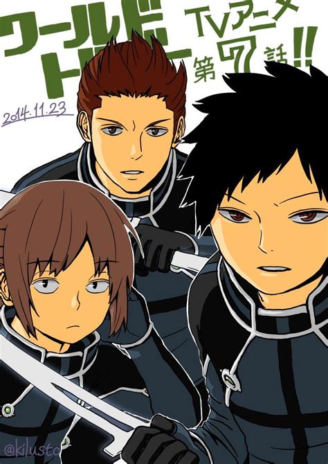 World Trigger Kazama Squad ワートリ 風間 ワールドトリガー イラスト ヒロアカ イラスト