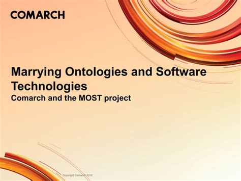 Ontologies And Software Technologies The Most Project Ppt