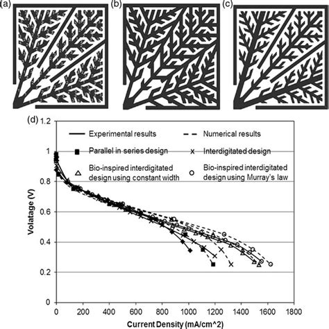 Bioinspired Flow Field Designs With A Interdigitated Flow Field Design Download Scientific